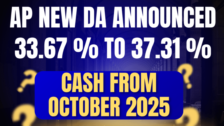 AP NEW DA TABLE 37.31% from 01.04.2024 - Departmental tests
